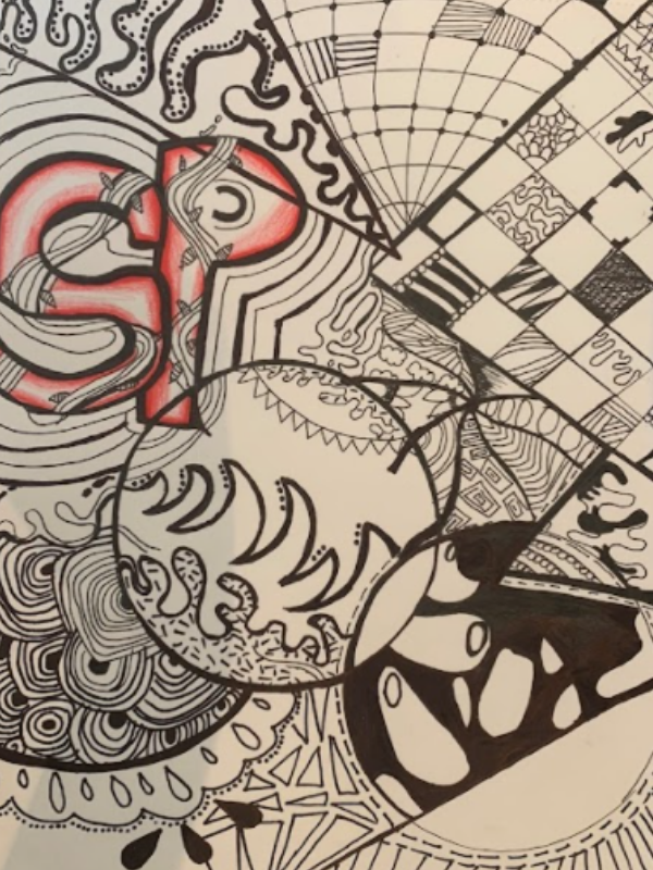 Zentangle – Grade 7 Artwork - B.D. Somani International School